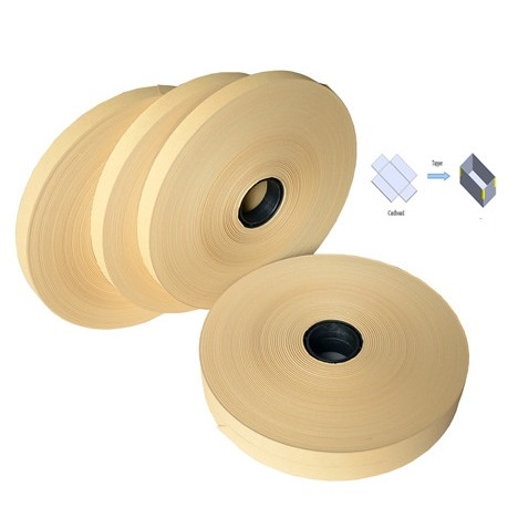 Sticking Box Corner Pasting Brown Kraft Tape For Corner Sealing Machine