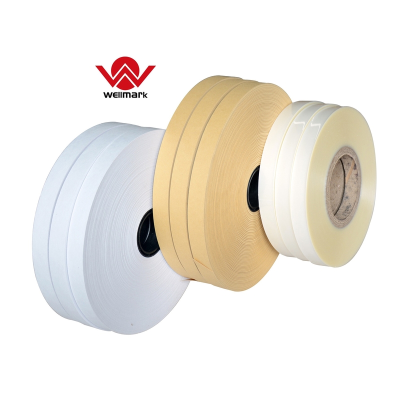 Shoes Rigid Box Kraft Paper Corner Pasting Tape / Box Corner Sealing Tape